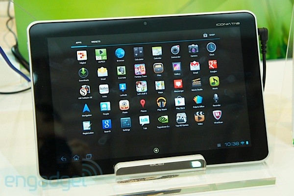Acer muestra la primera tablet quad core a un precio de 199 dolares ...